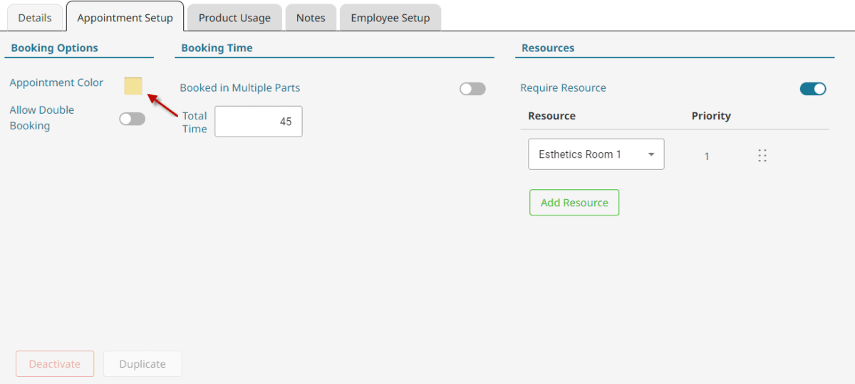 Booking Setup - Encore by Insight